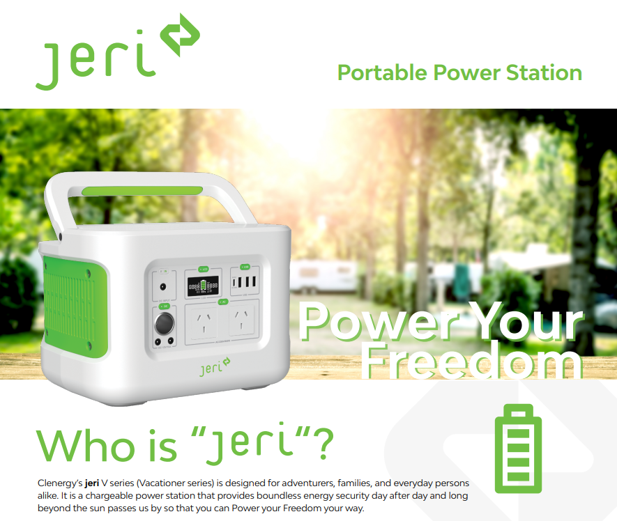Jeri Portable Power station – Camping Power Solutions