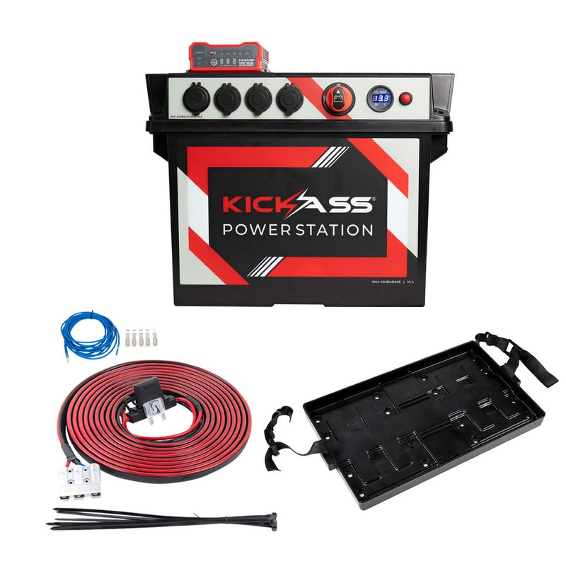 Battery Box With Integrated 20A DCDC Charger & Accessory Bundle ...
